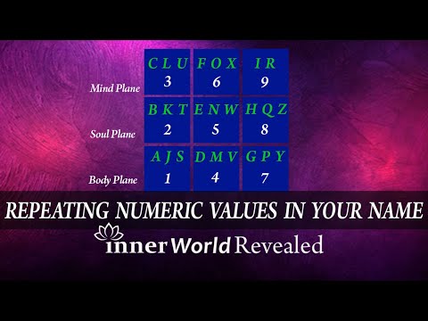 REPEATING NUMBERS IN YOUR NAME NUMEROLOGY